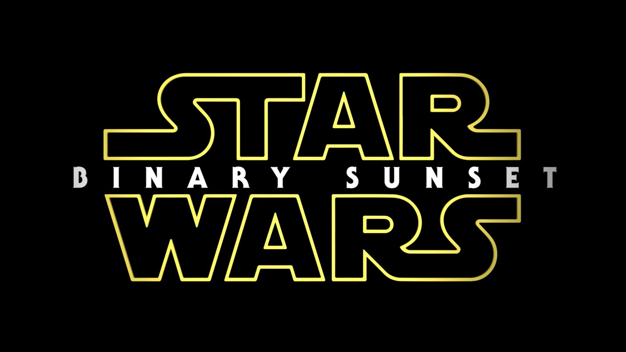 Binary Sunset (The Force Theme) Mock Up - YouTube