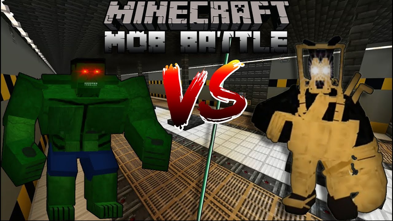 Hulk VS Brute Boris - Minecraft Mob Battle - YouTube