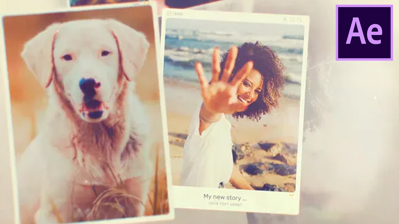 Top 5 After effects Memory Frames Slideshow - YouTube