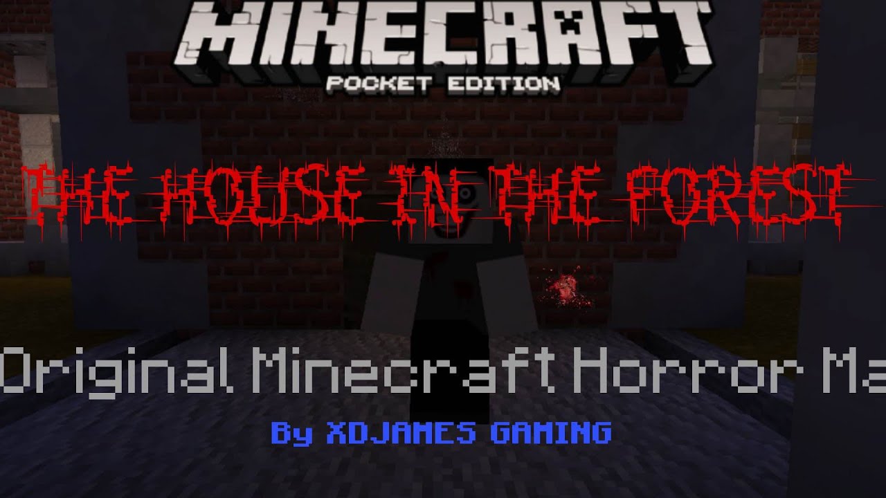 Minecraft PE: The House In The Forest Horror Map Gameplay - YouTube
