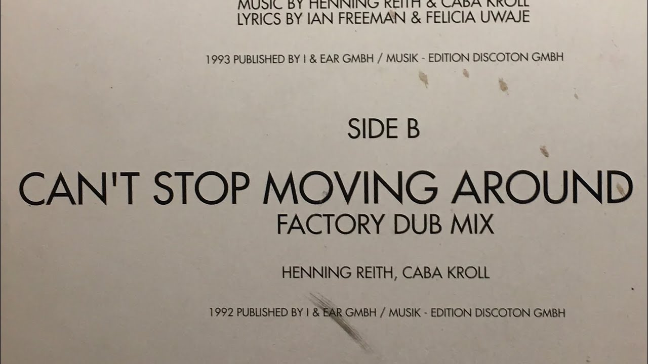 BASS BUMPERS - Can’t Stop Moving Around (Factory Dub Mix) - YouTube