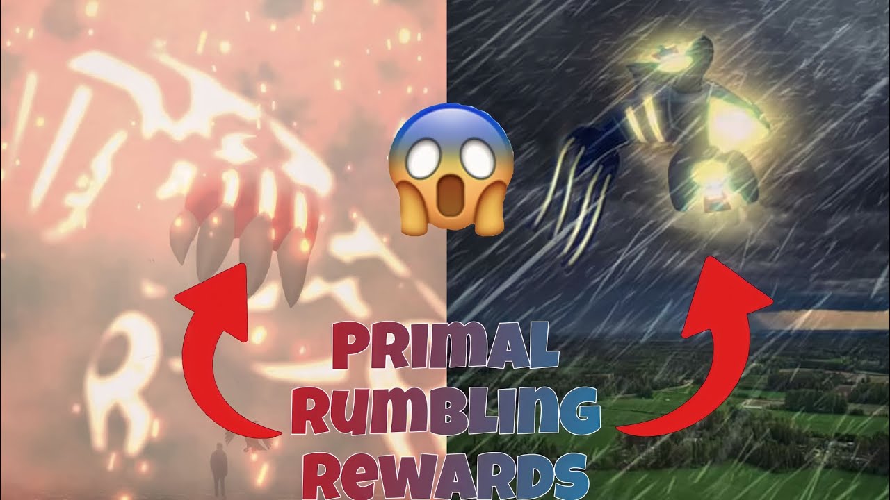 Free Legendary Pokemon in PRIMAL RUMBLING REWARDS #pokemongo - YouTube