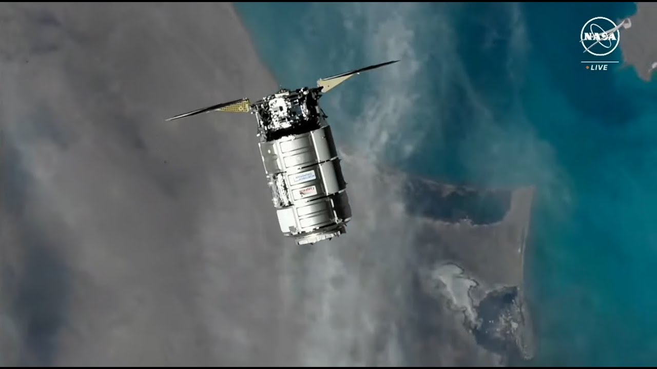 Northrop Grumman Cygnus Spacecraft with CRS NG-21 Arrives at the ISS ...