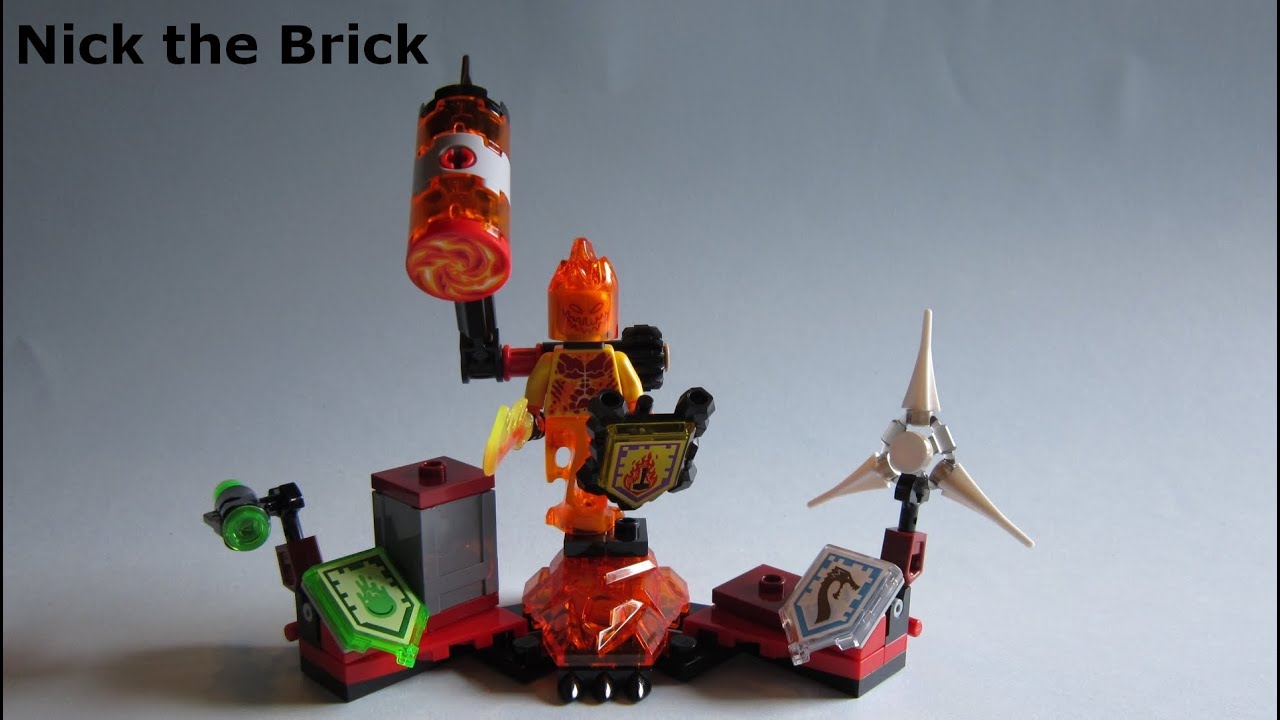 LEGO Nexo Knights ULTIMATE FLAMA speed build - YouTube