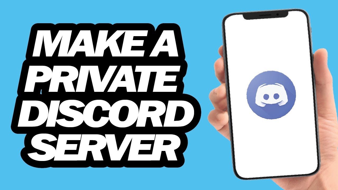 How To Make A Private Discord Server In 2022 | Simple Method (2022 ...