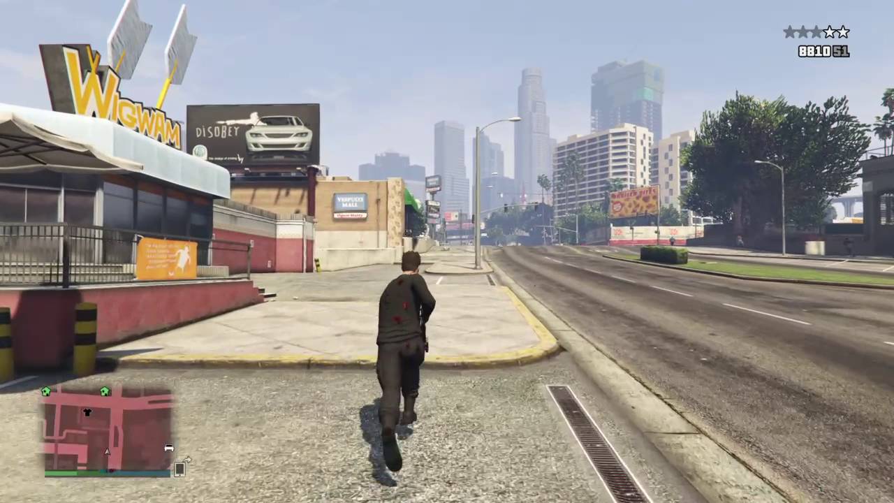 Grand Theft Auto V civilian rampage - YouTube