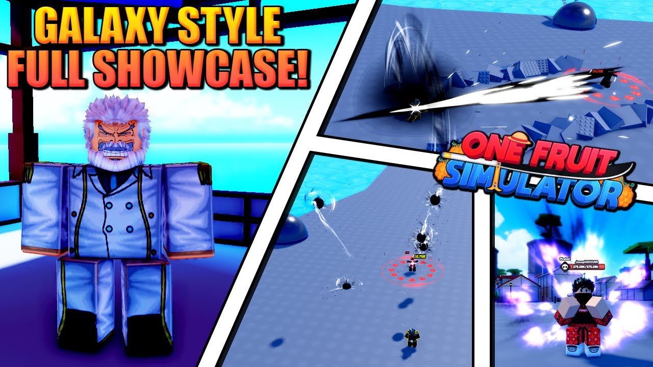 How To Get Garp Galaxy Style Full Showcase in One Fruit Simulator - YouTube