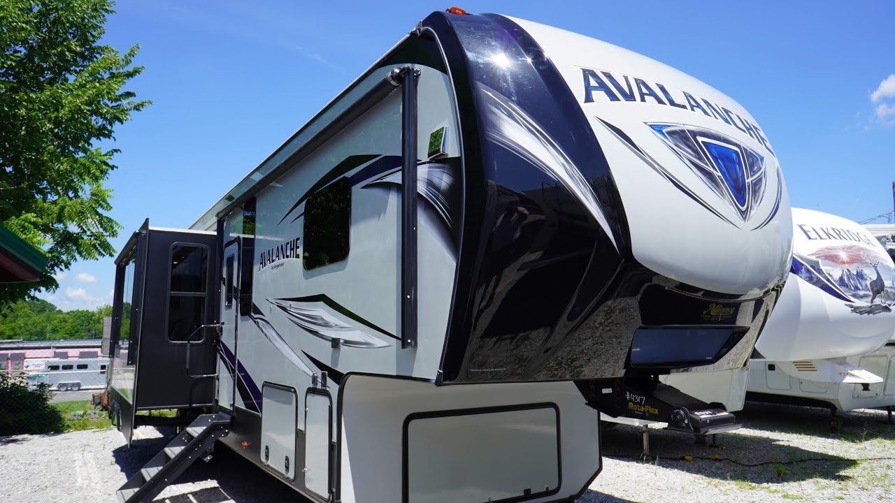 SOLD! 2018 Keystone Avalanche 395 BHS Fifth Wheel, 4 Slides, 4 seasons ...