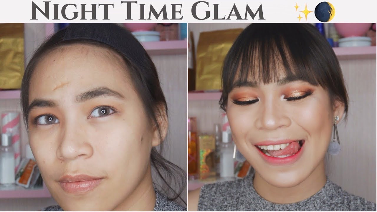 Night Time Glam Makeup Tutorial (Indonesia) - Nonavoreta - YouTube