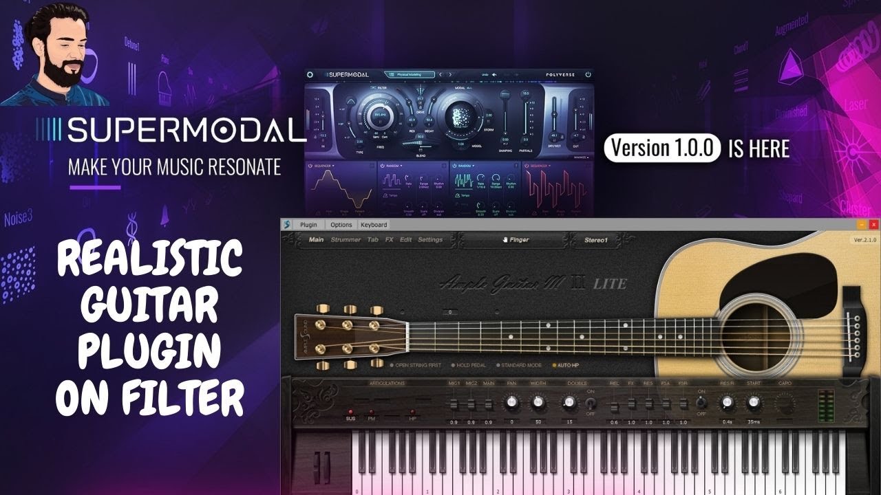 Free Outstanding Guitar Plugin (Ample Guitar Lite II) On SuperModal ...