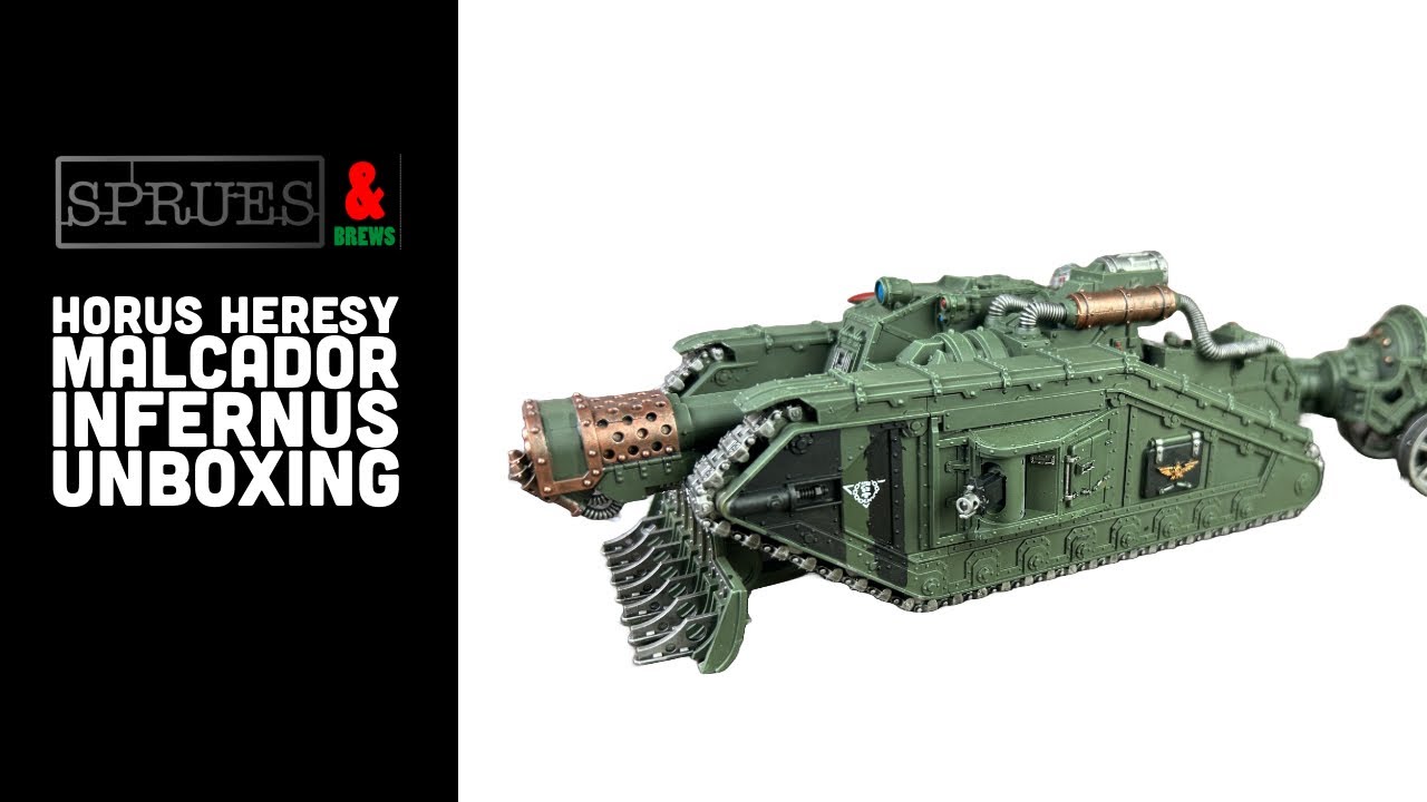 Malcador Infernus | Warhammer: The Horus Heresy Unboxing - YouTube