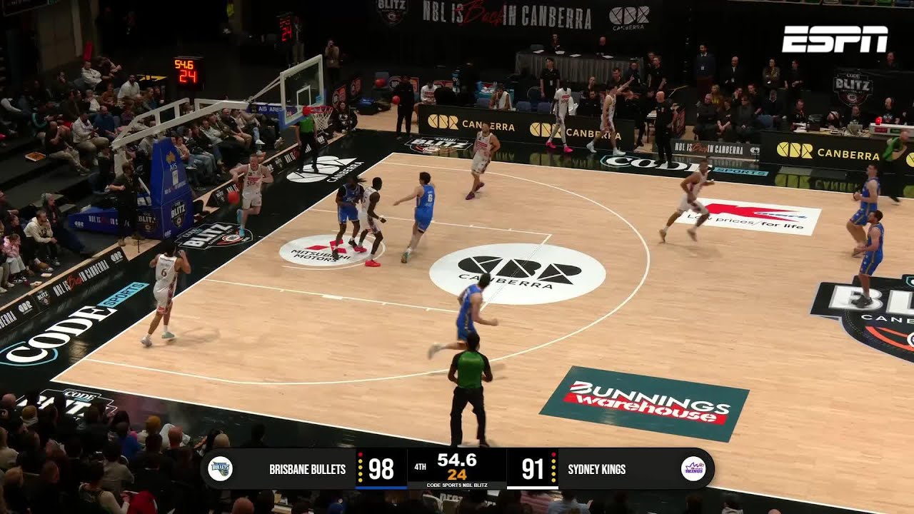 Brisbane Bullets vs. Sydney Kings - Game Highlights - Round NBL Blitz ...