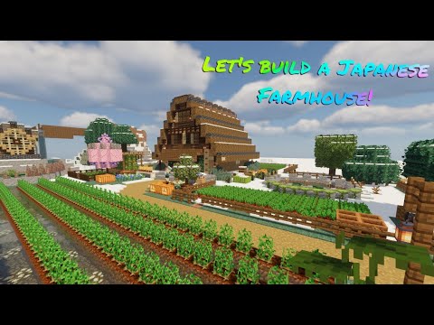 Japanese Farmhouse | Minecraft Tutorial with commentary - YouTube