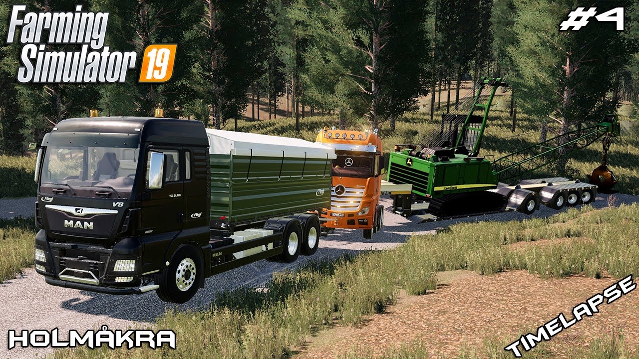 Setting up John Deer yarder | Forestry on Holmåkra | Farming Simulator ...
