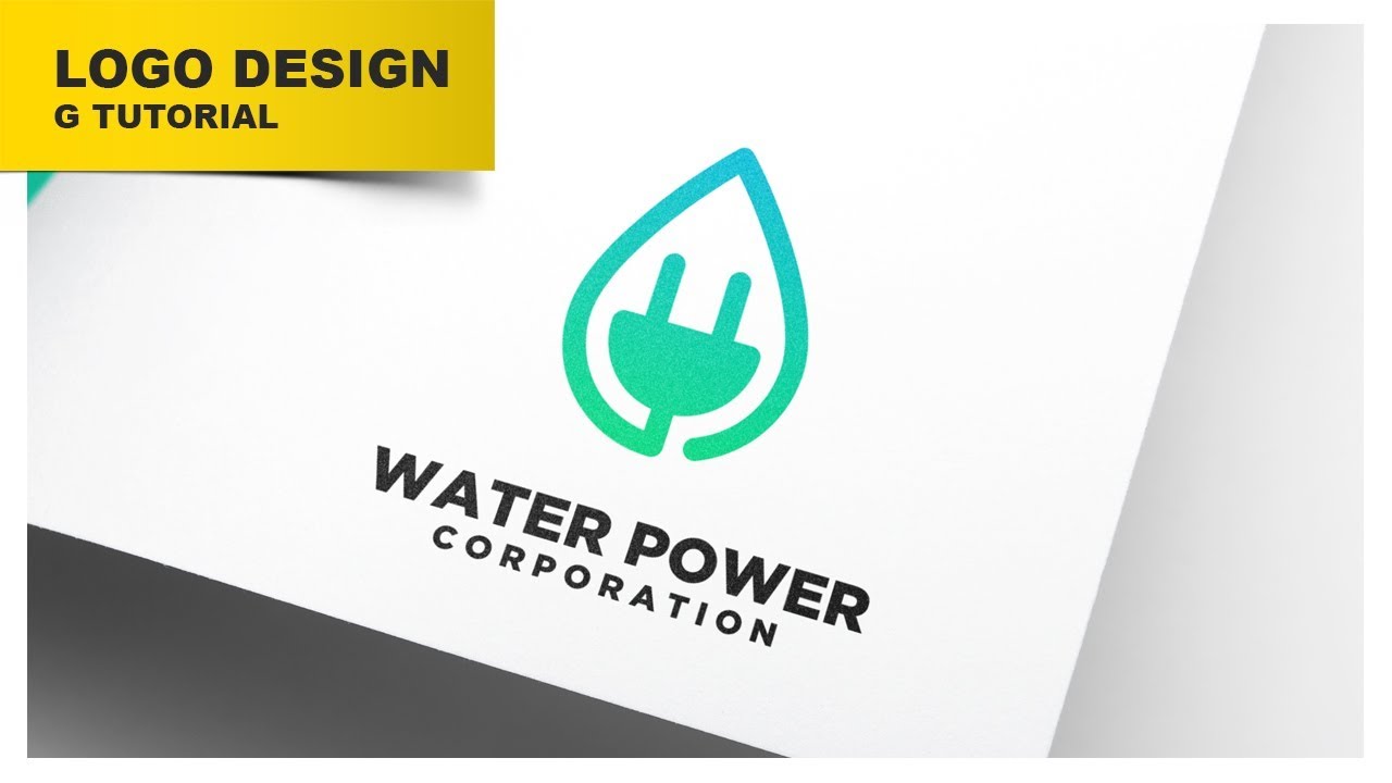 Logo Design Ep4 : Water Power Logo - YouTube