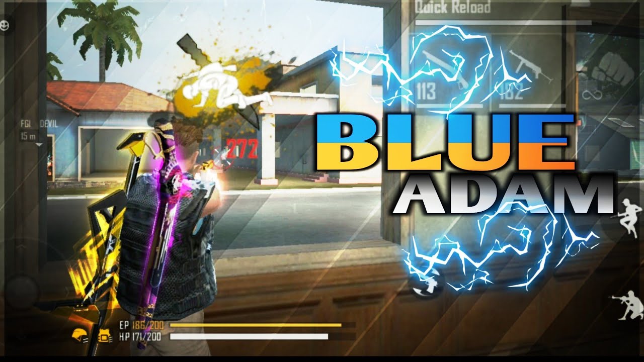 BLUE ADAM CHALLENGE IN CLASH SQUAD RANK #freefiregaminginvention - YouTube