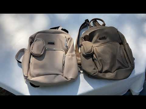 Newish Polo Çok Tatlı Sırt Çantası, Su Geçirmez Saten Kumaş