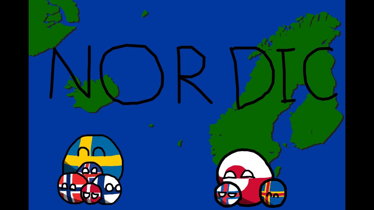 Countryballs Speedart #7 Nordic - YouTube