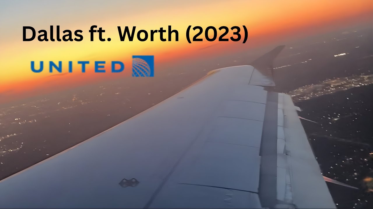 STUNNING UNITED AIRLINES AIRBUS A319 TAKEOFF FROM DALLAS FT. WORTH ...