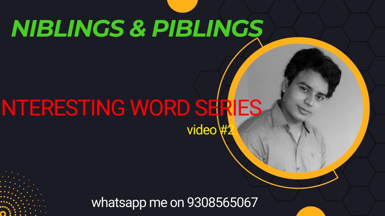 niblings, piblings - YouTube