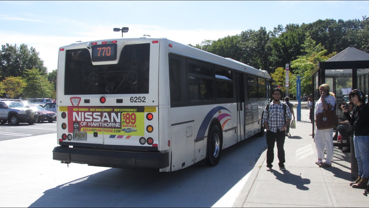 NJT NABI 40-SFW #6252 on the 770 to Hackensack via Garden State Plaza ...