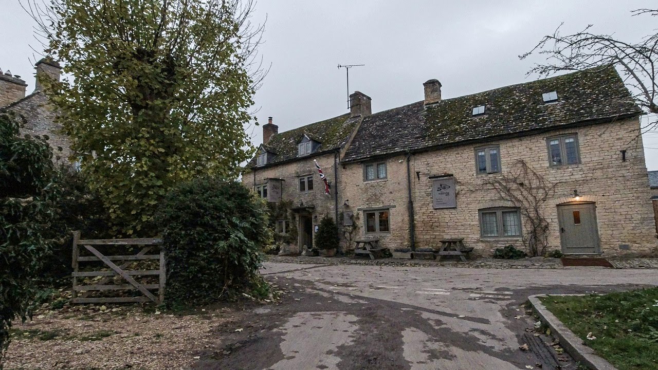 Walking at first light in the village of Asthall - YouTube