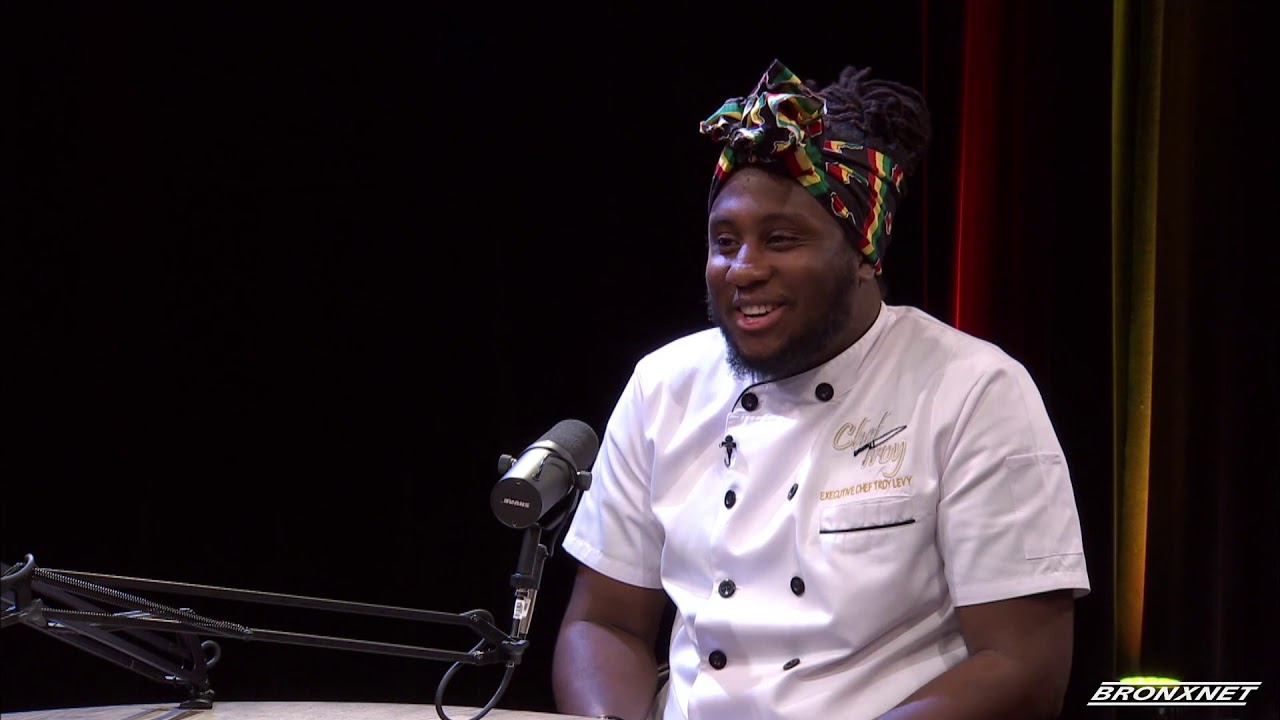 CHEF TROY LEVY INTERVIEW(demo) On Foodie Down Bronx shearing Ital ...