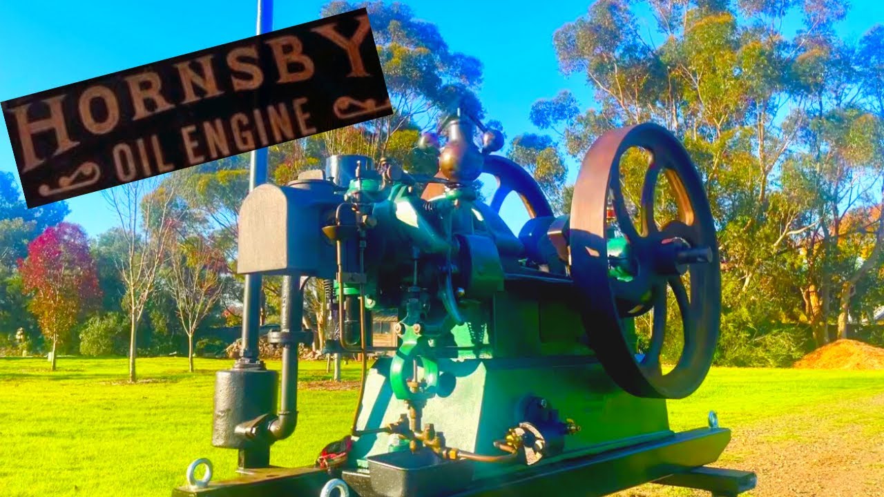 1910 2HP Hornsby Oil Engine - YouTube
