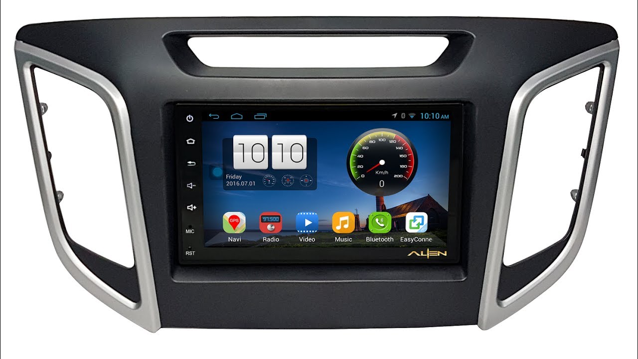 Alien Android Car Infotainment System For Creta By Hyundai - YouTube