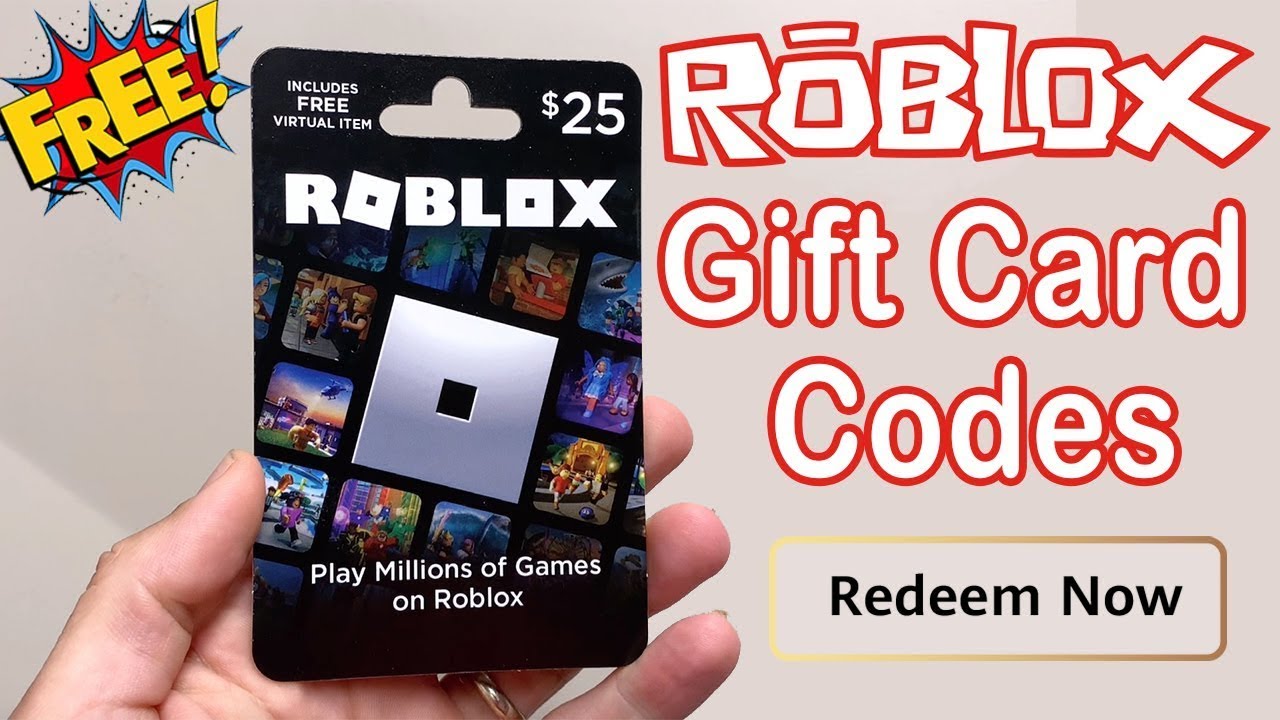 Free Roblox Gift Card Codes_ How to get Free Robux Codes 2025 Unused ...