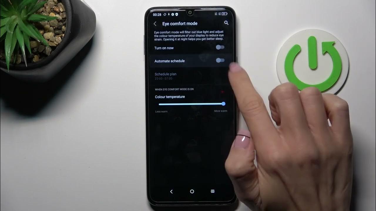 TCL 408 & Eye Comfort Mode - Use Eye Protection Feature - YouTube