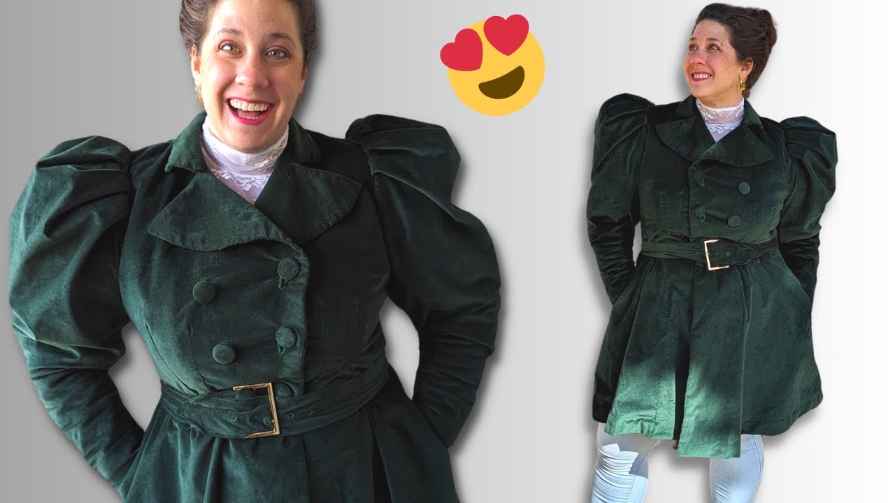 How to Make an 1890's Coat (Using Temperamental Stretch Velveteen ...