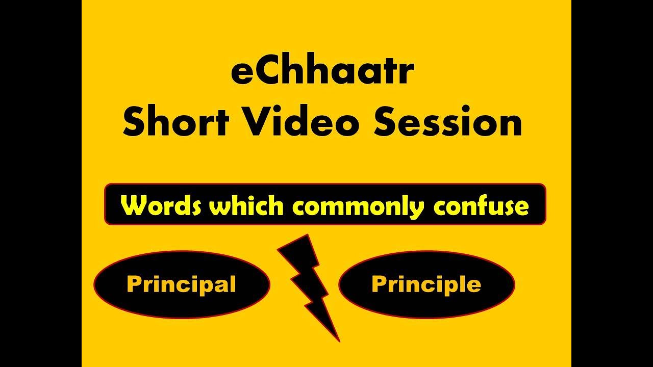 Most Common Homophone Principal and Principle | Difference between ...