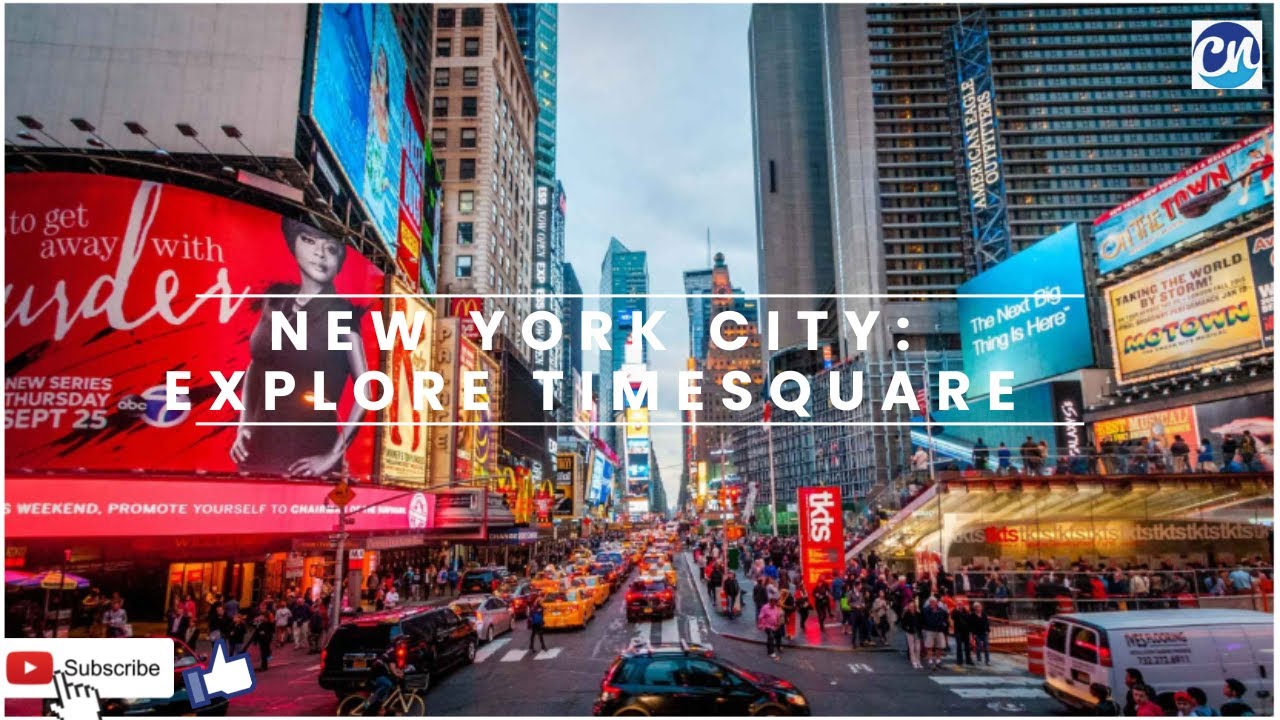 New York City / Times Square's ambient, Fall 2022 - YouTube