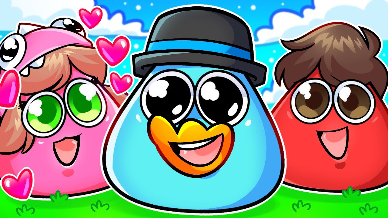 Teniendo una Familia POU en Roblox! - YouTube