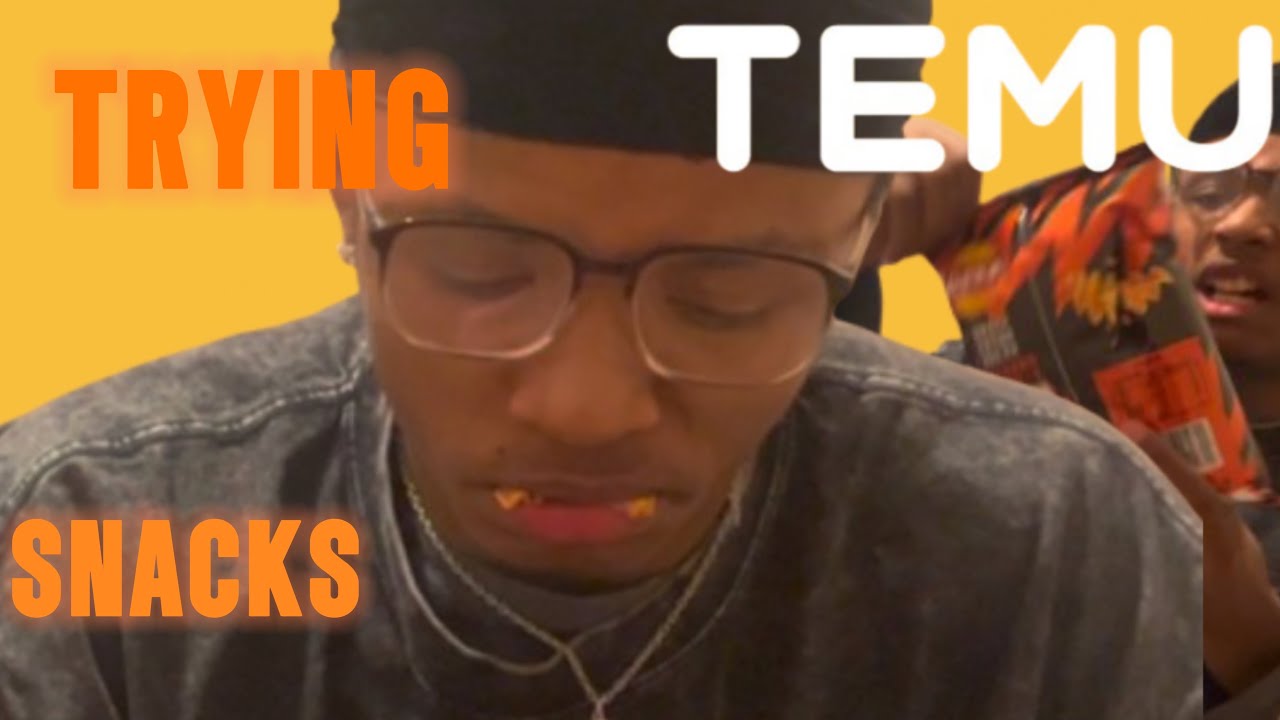 TRYING TEMU SNACKS 🤷 || FT. MY MOMS - YouTube