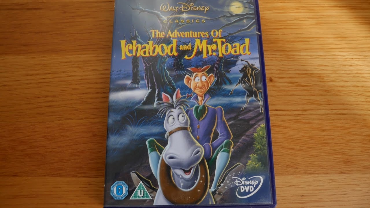 The Adventures Of Ichabod And Mr. Toad DVD - YouTube