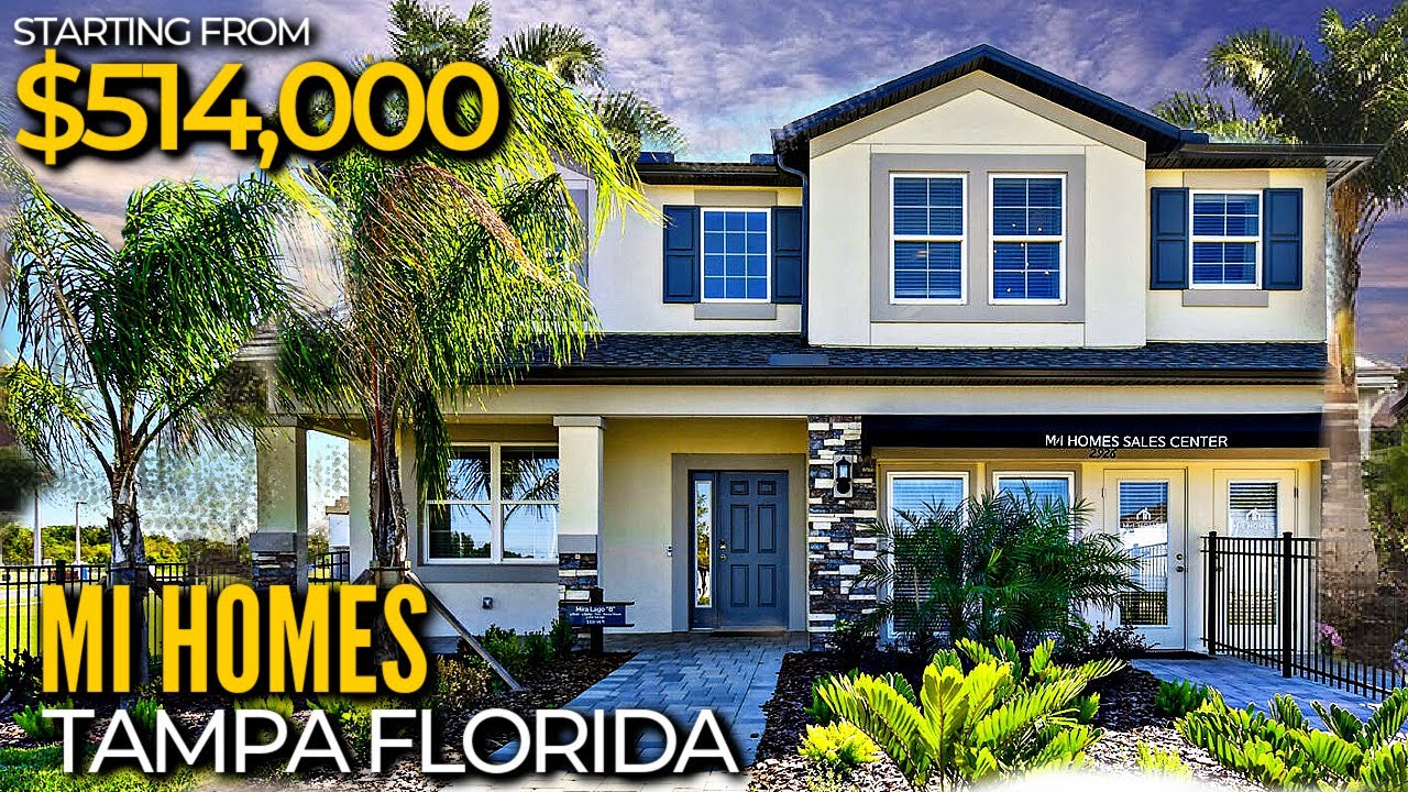 INSIDE TAMPA FLORIDA's New AFFORDABLE Homes For Sale With Luxury ...