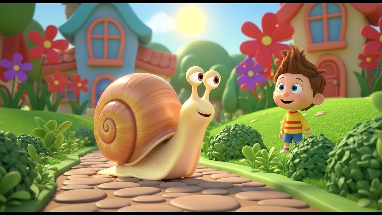 The Snail Who Carried a Rainbow | Colorful Nursery Rhymes and Kids ...