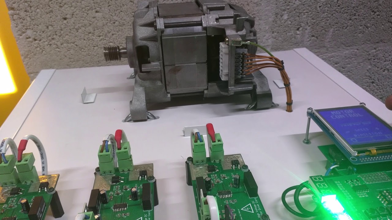 Touch Screen Motor control using Spartan 6 FPGA - YouTube