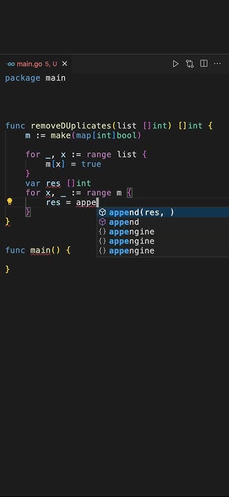 Golang Programming: Tips & Tricks - How to Remove Duplicated from a List🔥🔥 #shorts #programming ...