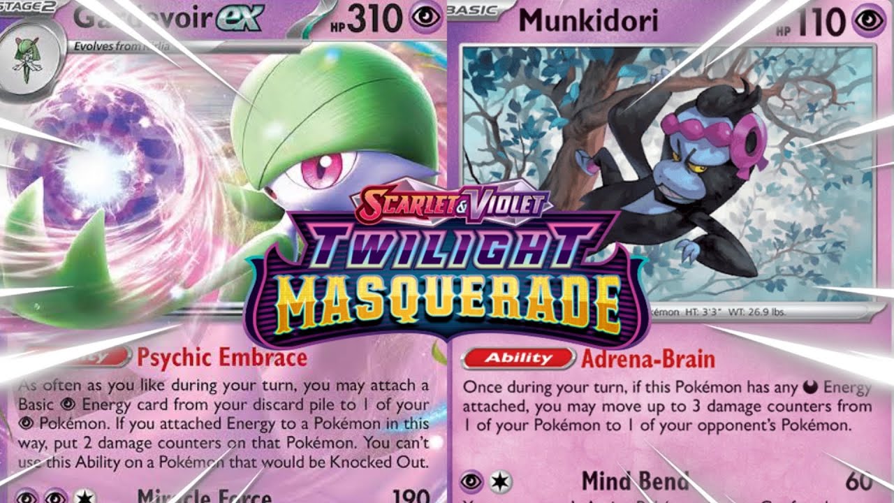 Gardevoir ex Deck Profile - Twilight Masquerade (Pokémon TCG) - YouTube