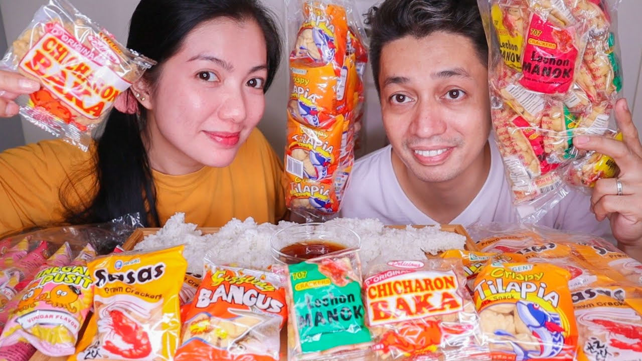 Rice + Tig Piso na Chichirya Mukbang! Okay Pala i-ulam! - YouTube