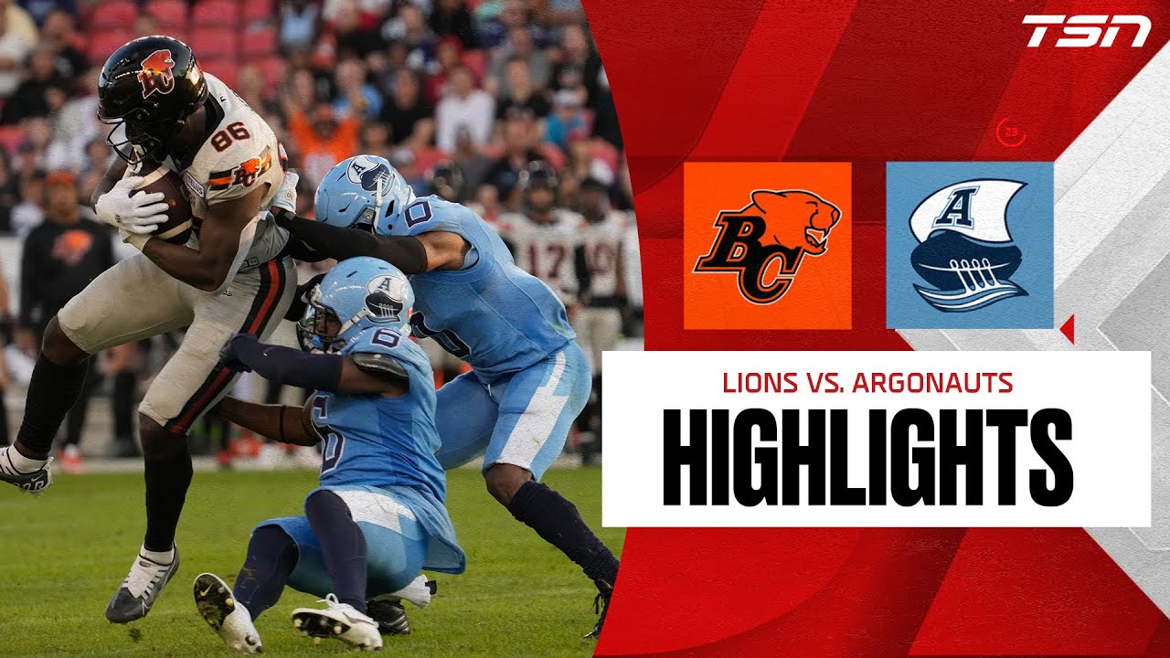 CFL Week Four: Lions 24, Argonauts 45 - YouTube