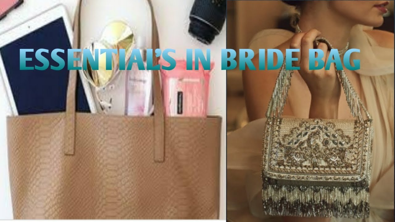 Bridal kit Essential things Important things required in Bride Purse ...