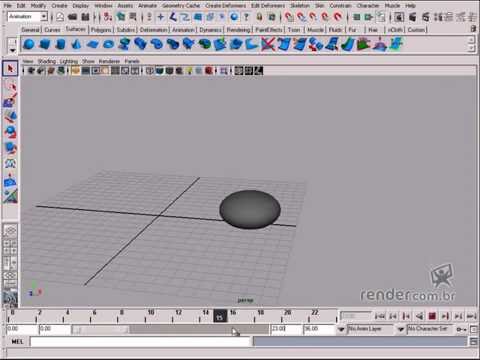 Conhecendo os recursos para Animação - Time Slider - Curso Maya ...