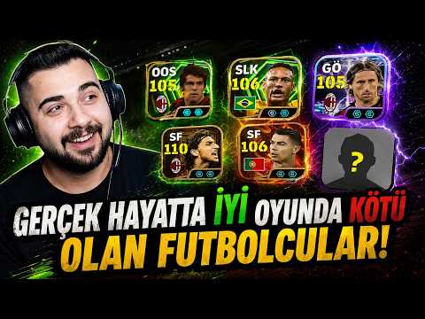 Gerçek Hayatta İYİ Oyunda KÖTÜ Olan Futbolcular ile Kadro Kurdum! Kaybedersem 3 Epik Silerim!
