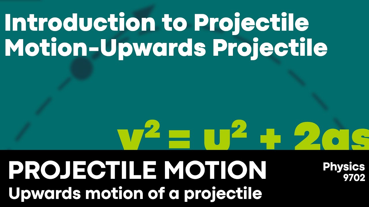 Introduction to Projectile Motion Equations of a Vertically Thrown ...