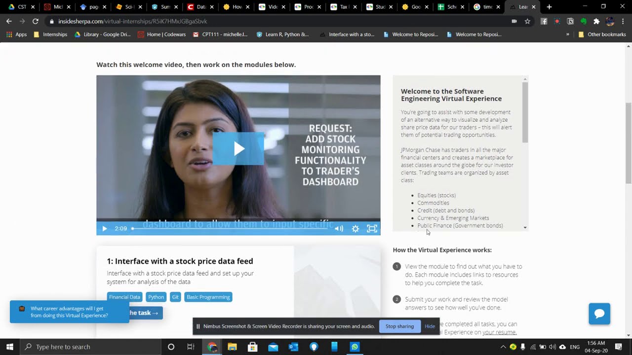 JP Morgan Virtual Internship Task 1 | Solving Indentation Error - YouTube