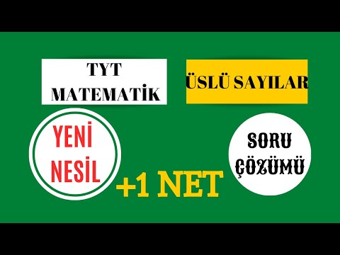 ÜSLÜ SAYILAR | TYT MATEMATİK | YENİ NESİL SORU ÇÖZÜMÜ | BabaMatematik